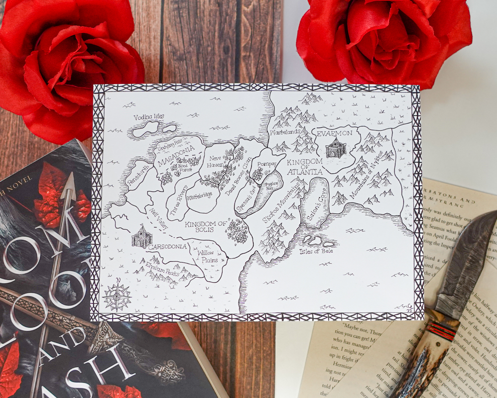 From Blood and Ash Map – Oakleaf Arrow Studios