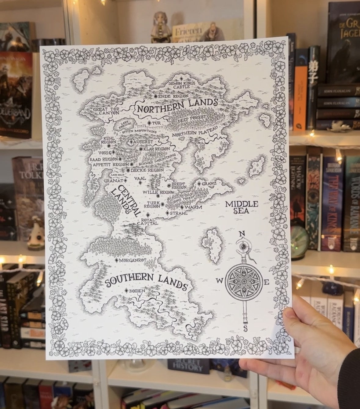 Frieren: Beyond Journey's End Map – Oakleaf Arrow Studios