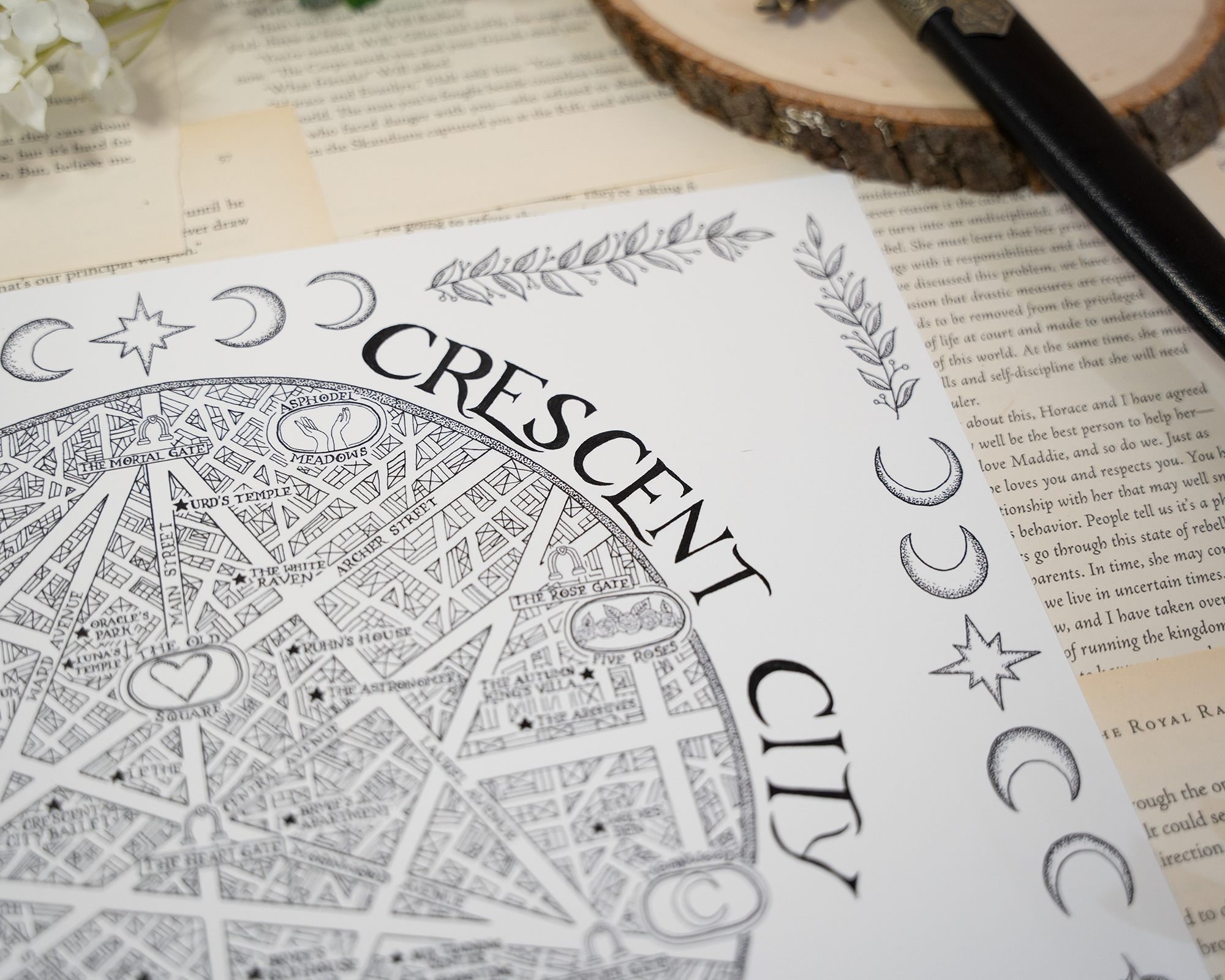 Crescent City Map – Oakleaf Arrow Studios