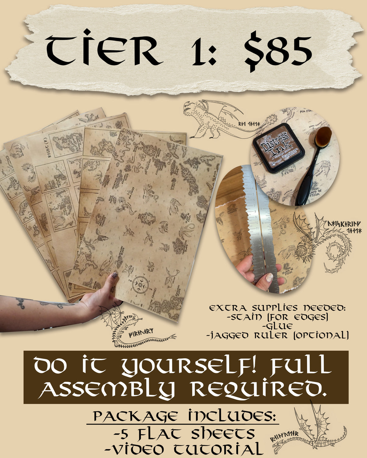 How To Train Your Dragon Map – Oakleaf Arrow Studios