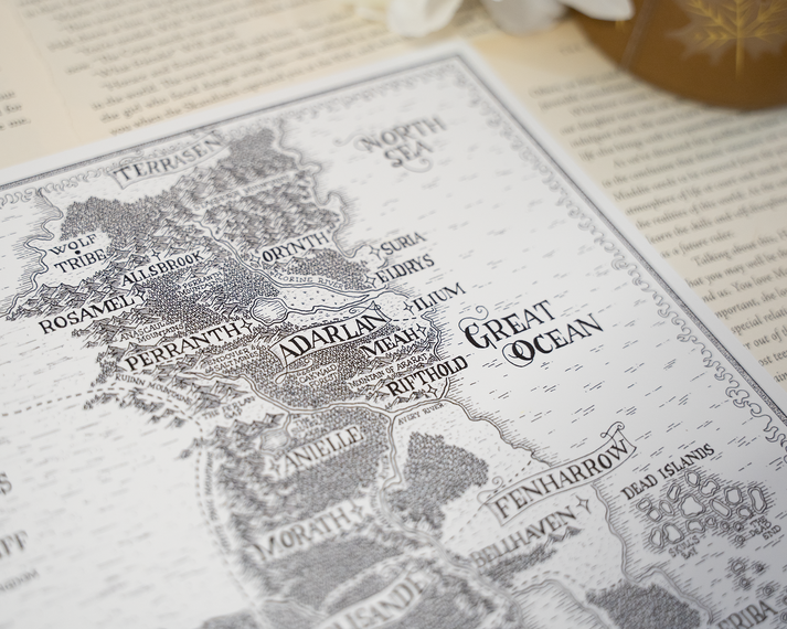 Throne of Glass Map – Oakleaf Arrow Studios