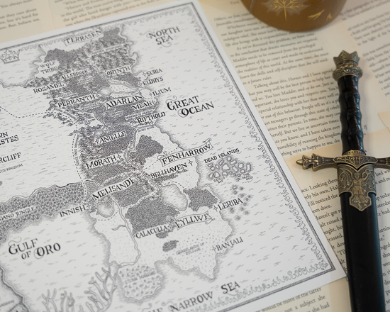 Throne of Glass Map – Oakleaf Arrow Studios