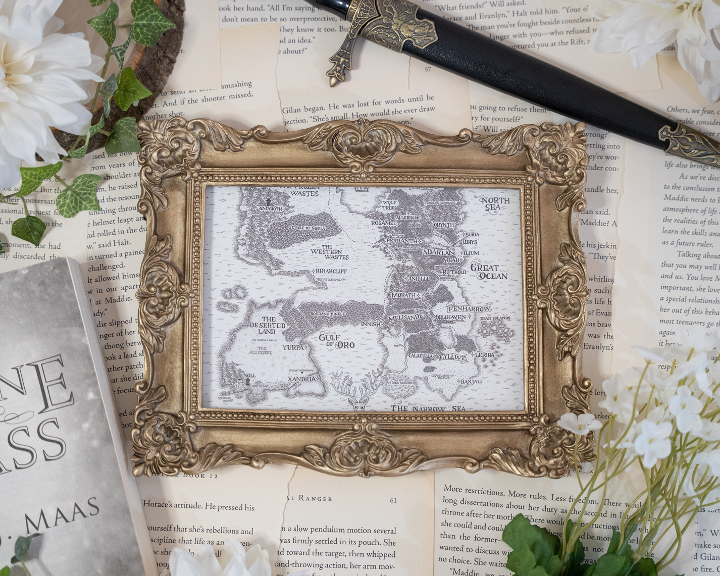 Throne of Glass Map – Oakleaf Arrow Studios