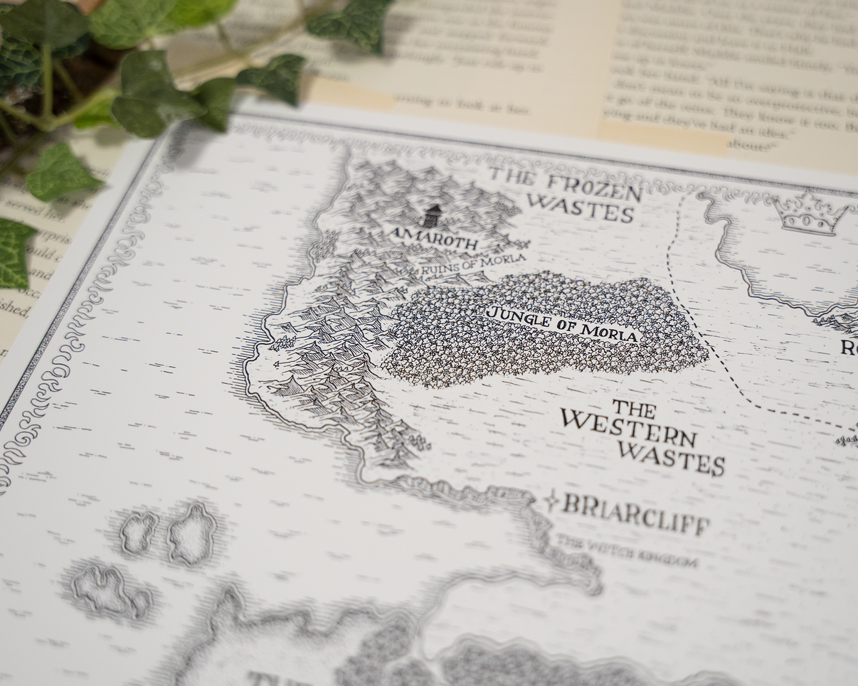 Throne of Glass Map – Oakleaf Arrow Studios