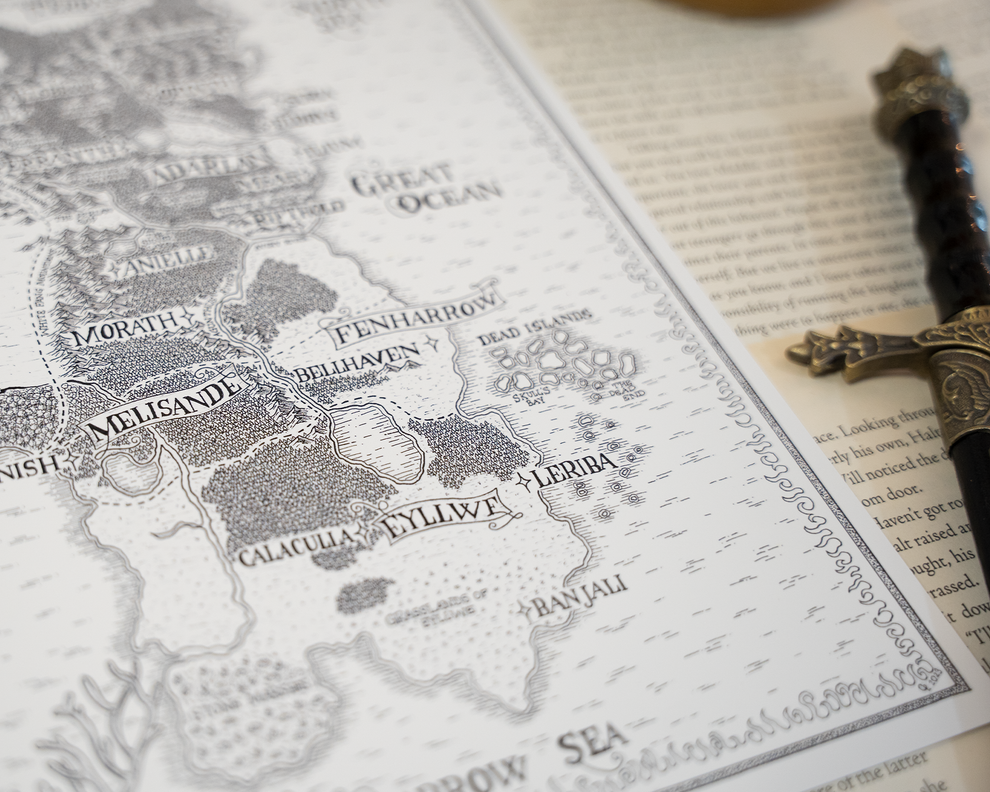 Throne of Glass Map – Oakleaf Arrow Studios
