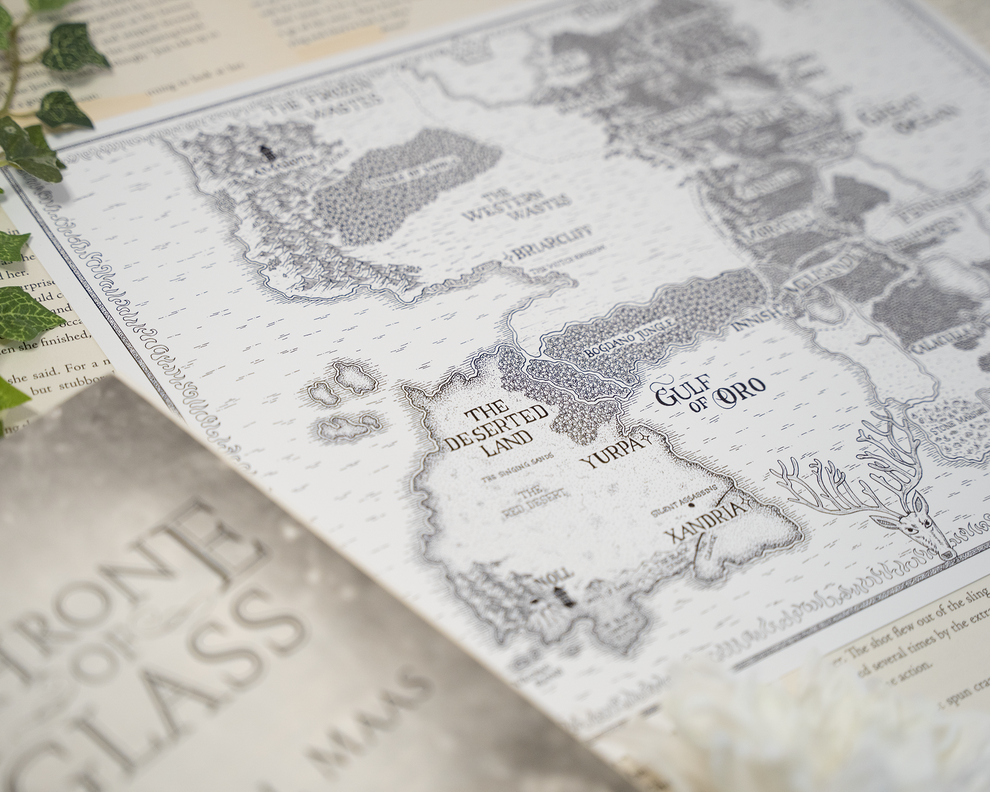 Throne of Glass Map – Oakleaf Arrow Studios