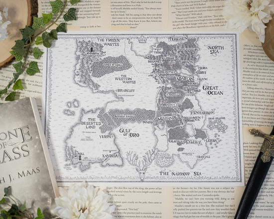 Throne of Glass Map – Oakleaf Arrow Studios